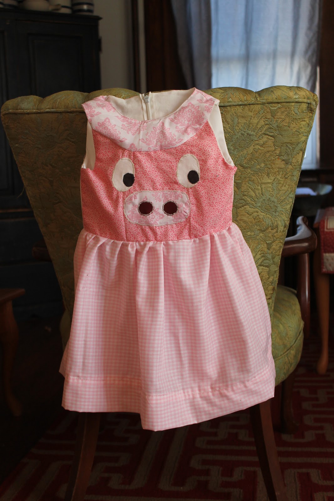 born imaginative.: Mama Made Piggy Dress