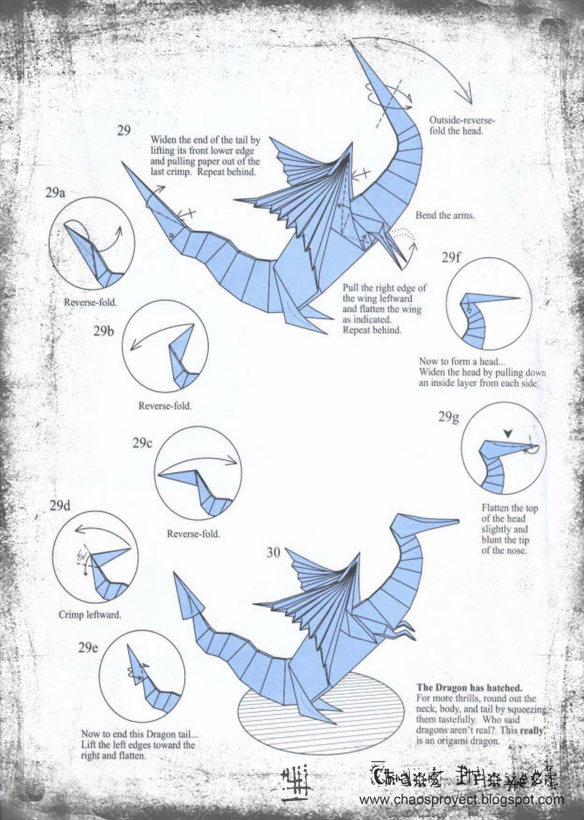 Chaos Proyect: Dragón de Origami/Origami Dragon