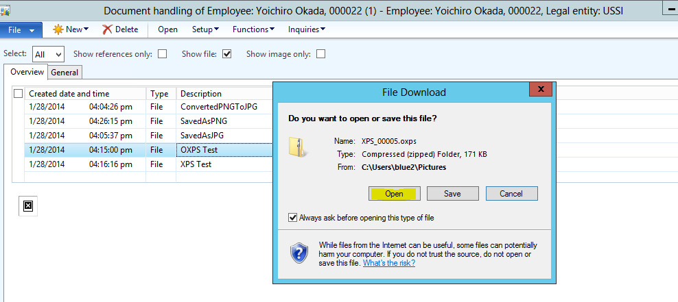 DAX Dude - Dynamics 365/AX: AX 2012 Document Handling preview image not rendering