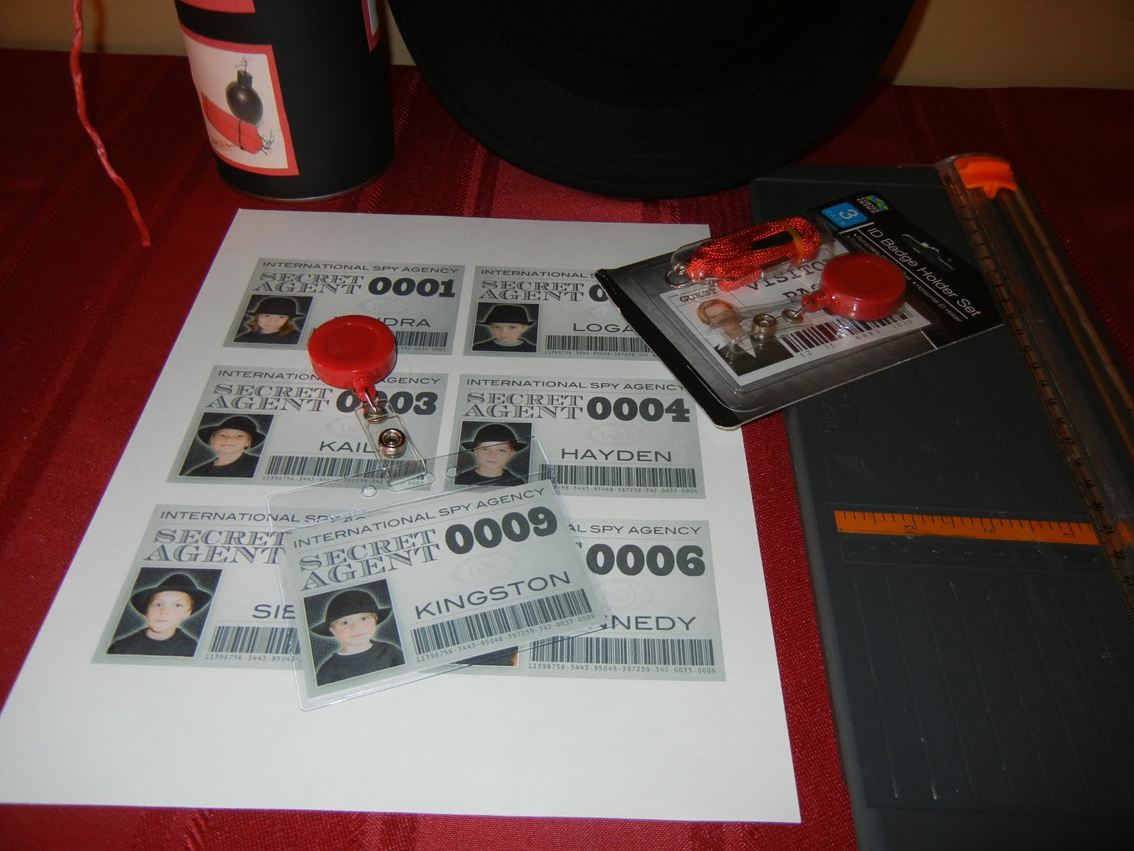 Grandma's Little Pearls: Top Secret ID Badges