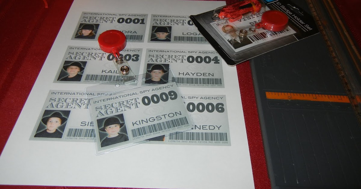 Grandma's Little Pearls: Top Secret ID Badges