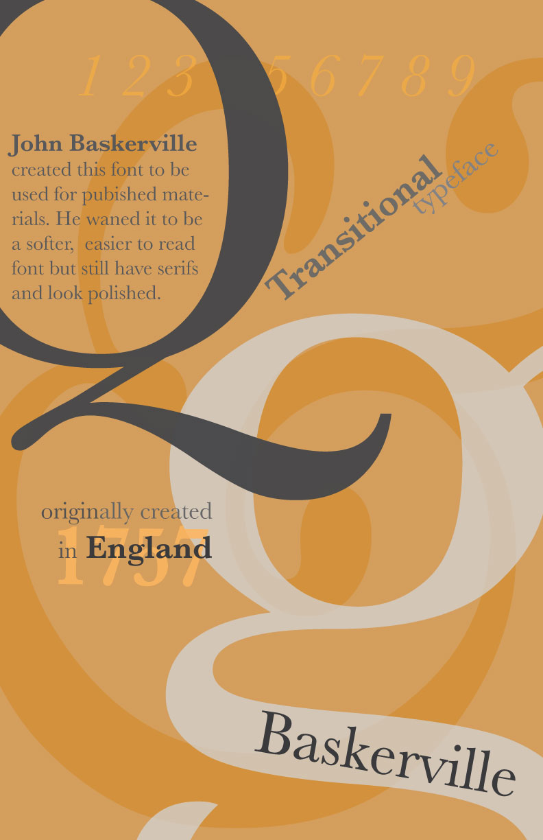 Baskerville Poster Drafts