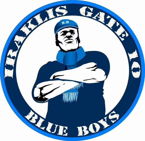 Iraklis Ultras logos: Iraklis - Blue Boys
