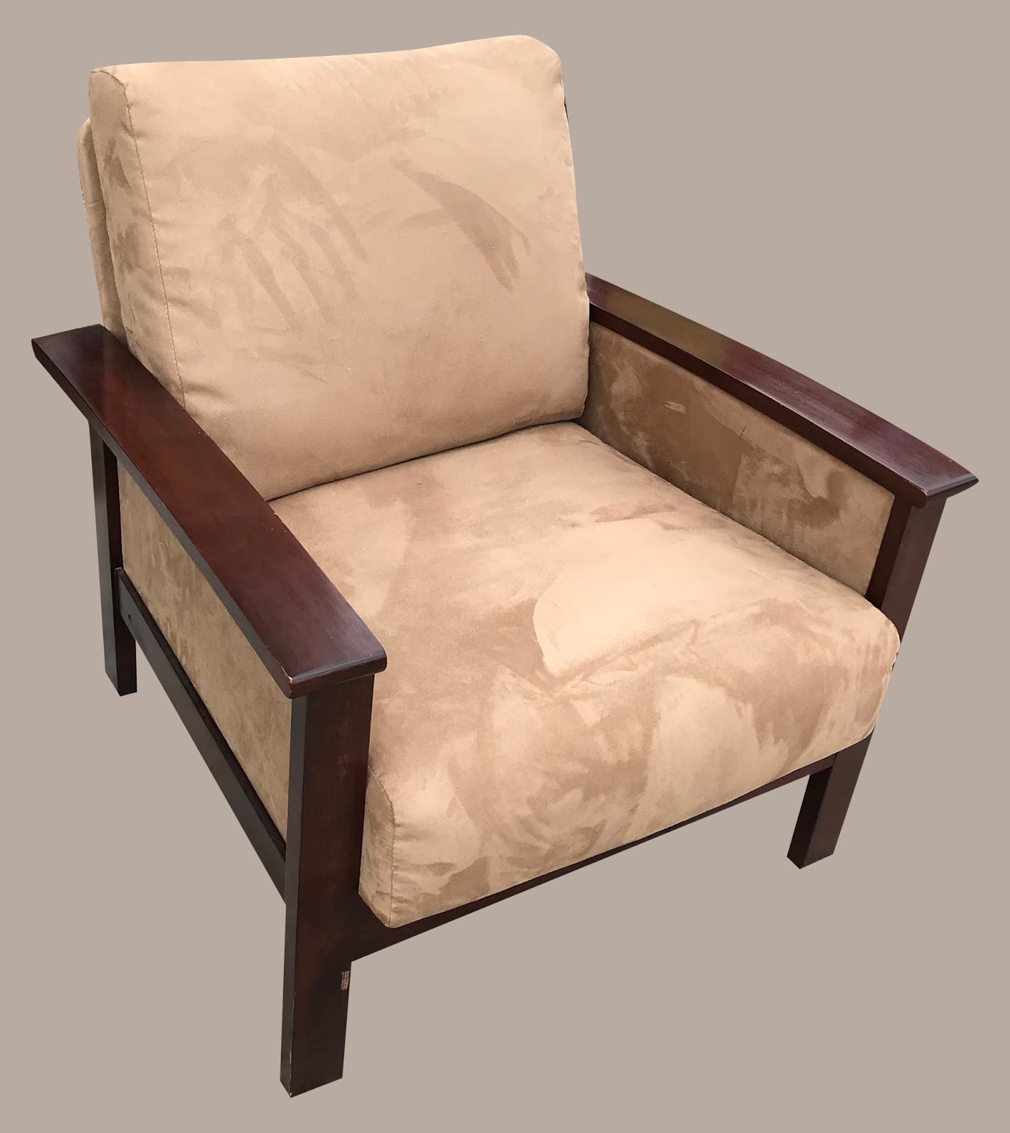 Uhuru Furniture & Collectibles: Microfiber Arm Chair - $95 SOLD