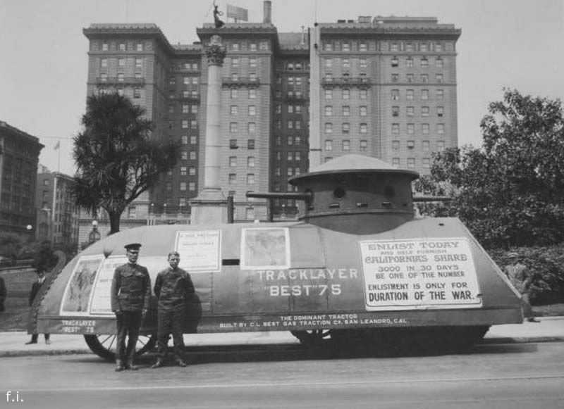 Just A Car Guy: the Tracklayer, WW1, Holt 75 model 1909 tractor with a ...