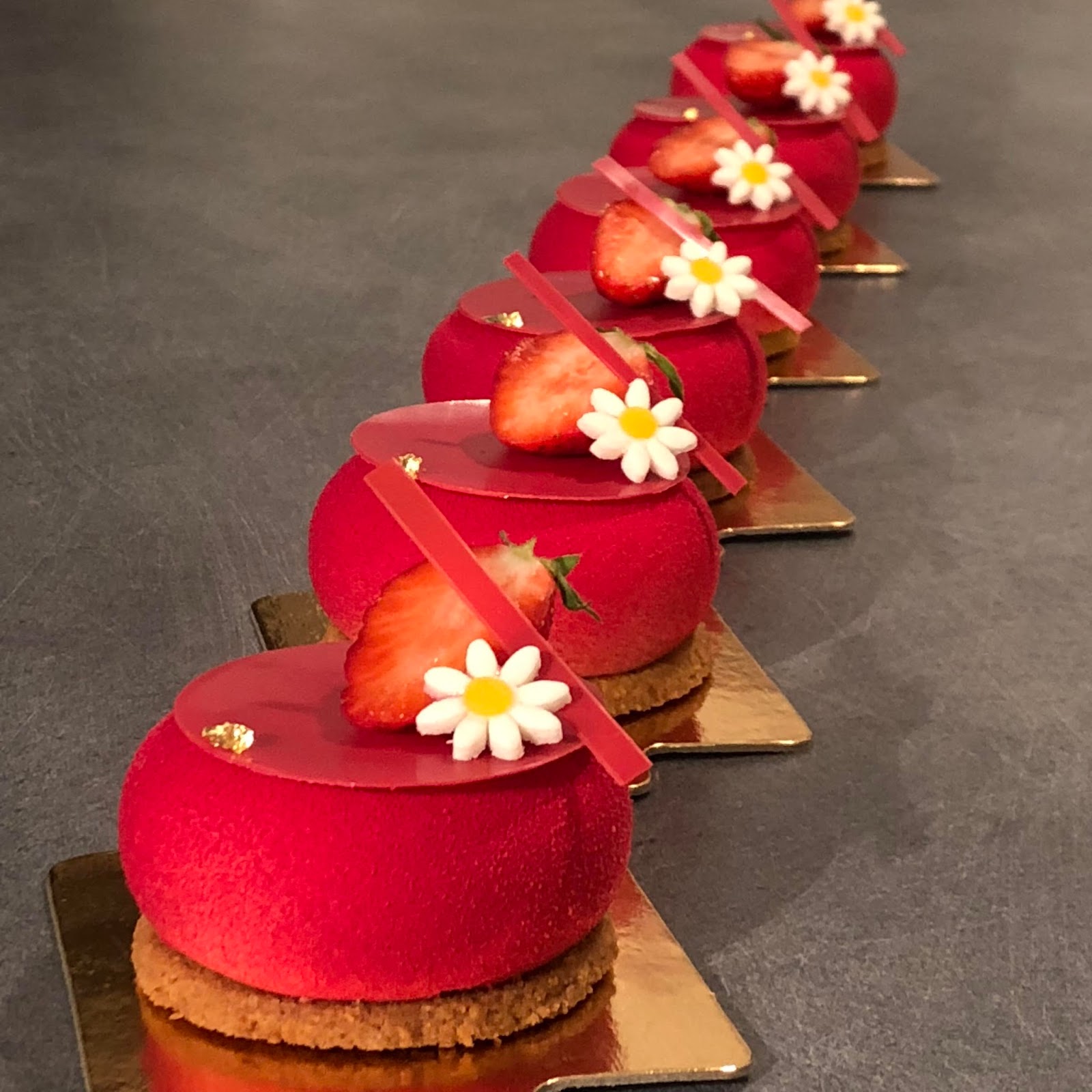 Entremets fraise coco verveine | Caramel Beurre Sucré