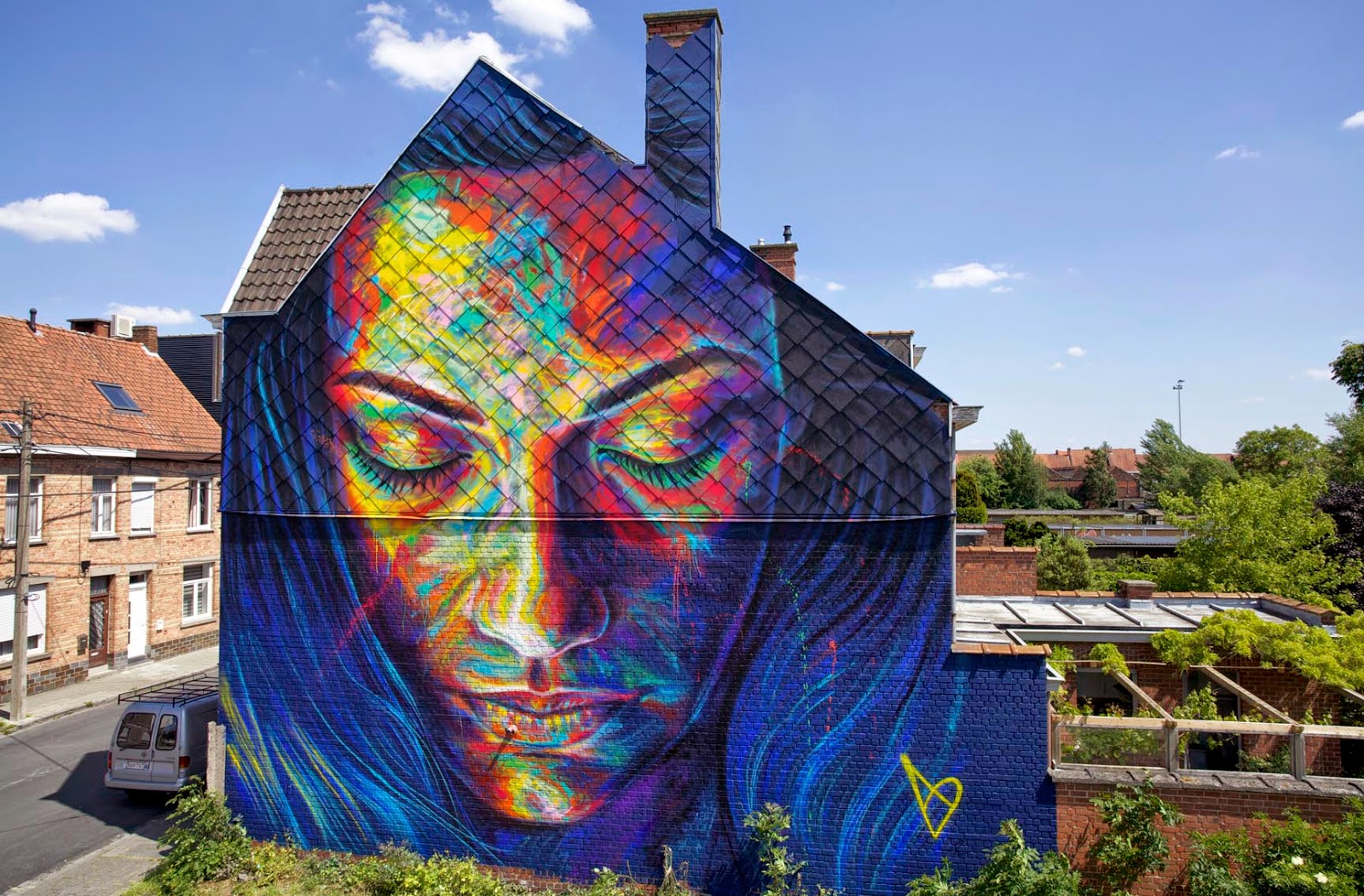 David Walker New Mural For Day One Festival - Roeselare, Belgium ...