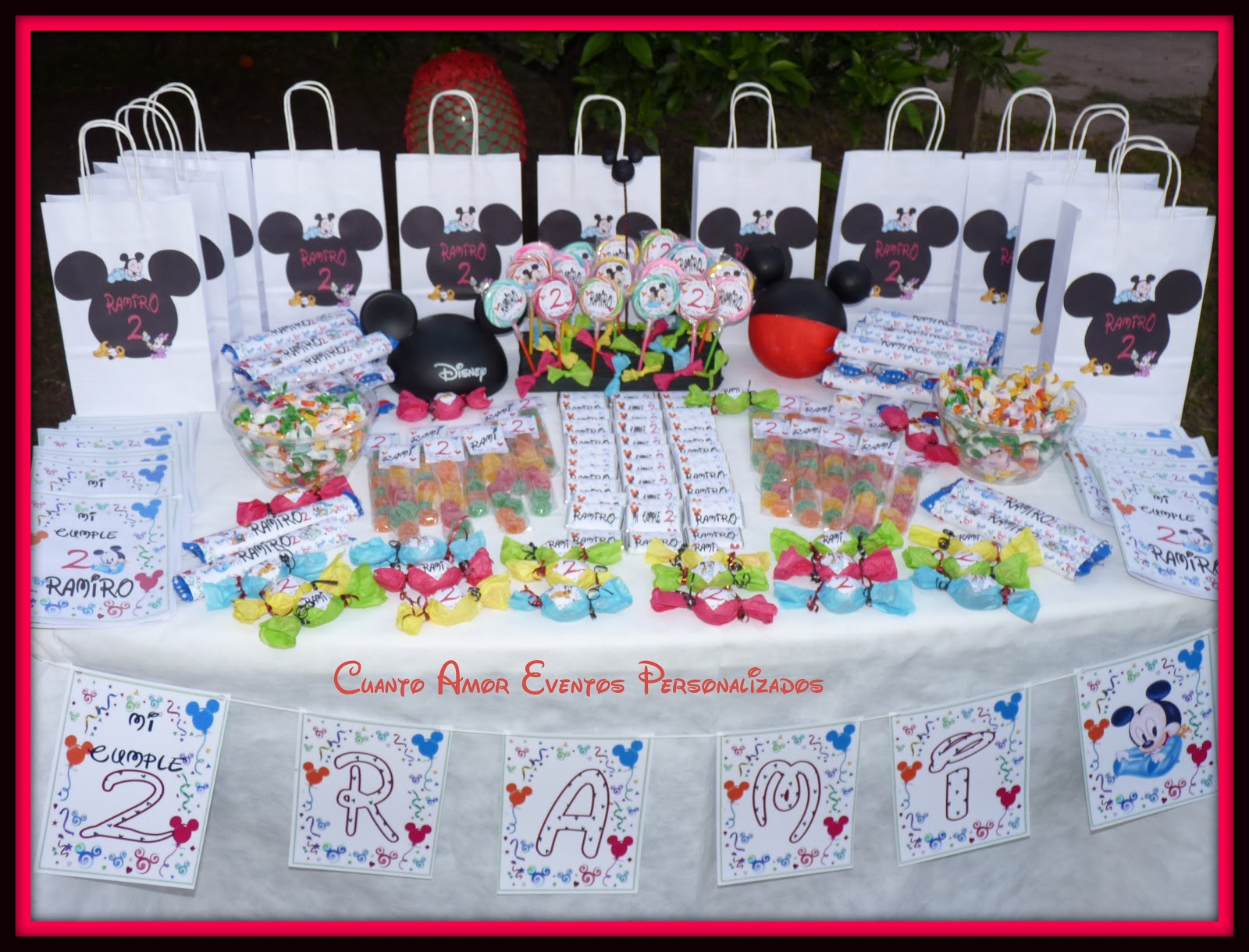 Candy bar Mickey bebé - Imagui