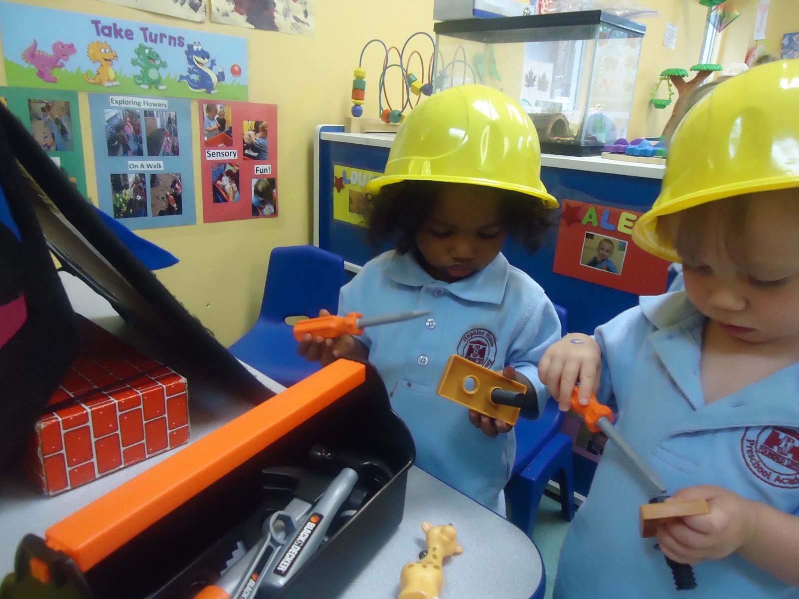 Welcome to the HH Toddler Classroom!: Dramatic Play: Construction Workers