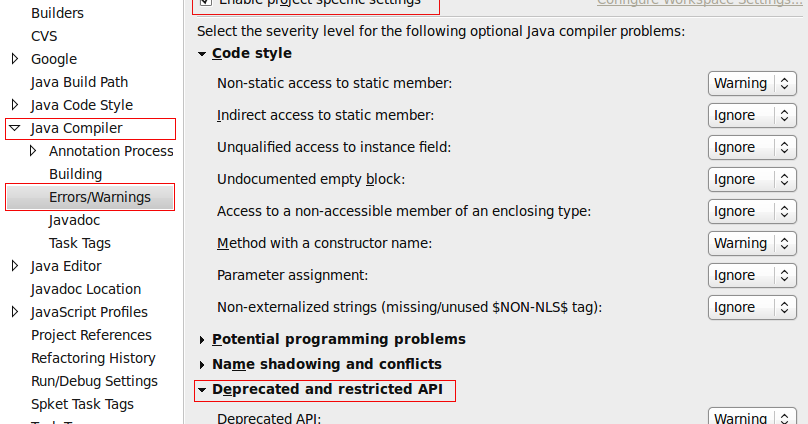 My Tech Notes Eclipse Access Restriction The Method 
