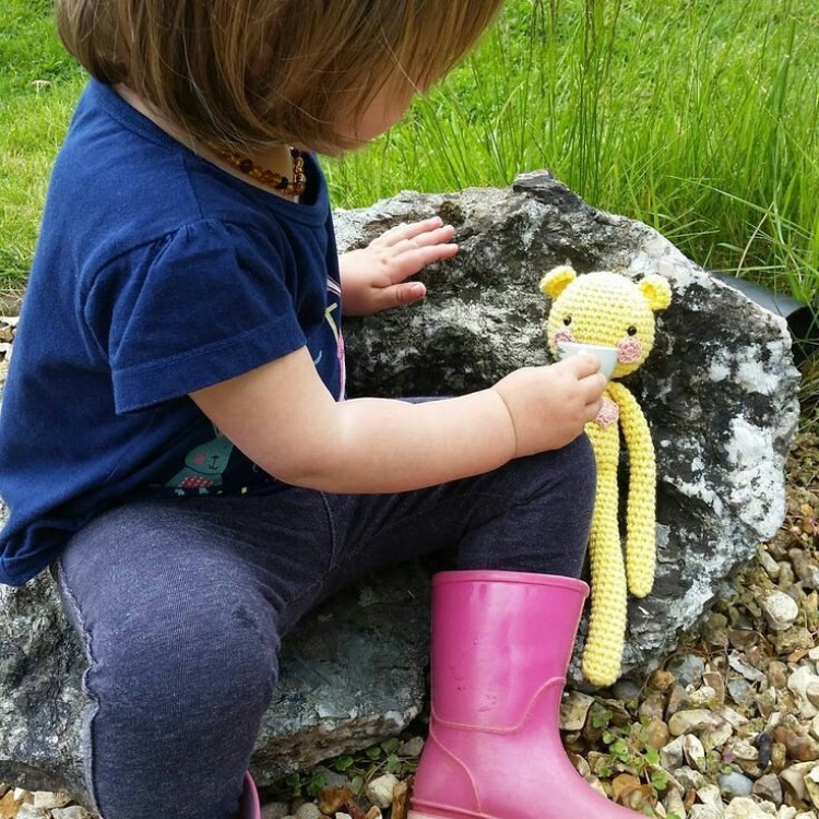 Crochet Goddess: HEARTY TEDDY