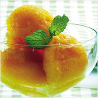 Resep Es Cream: Sorbet Mangga