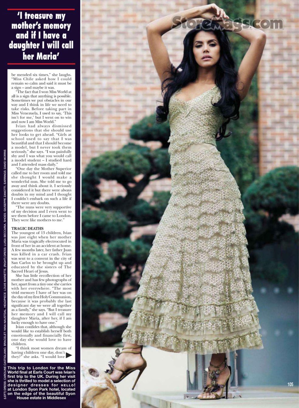 Miss World 2011 Ivian Sarcos for HELLO! Magazine - Indonesian Pageants ...