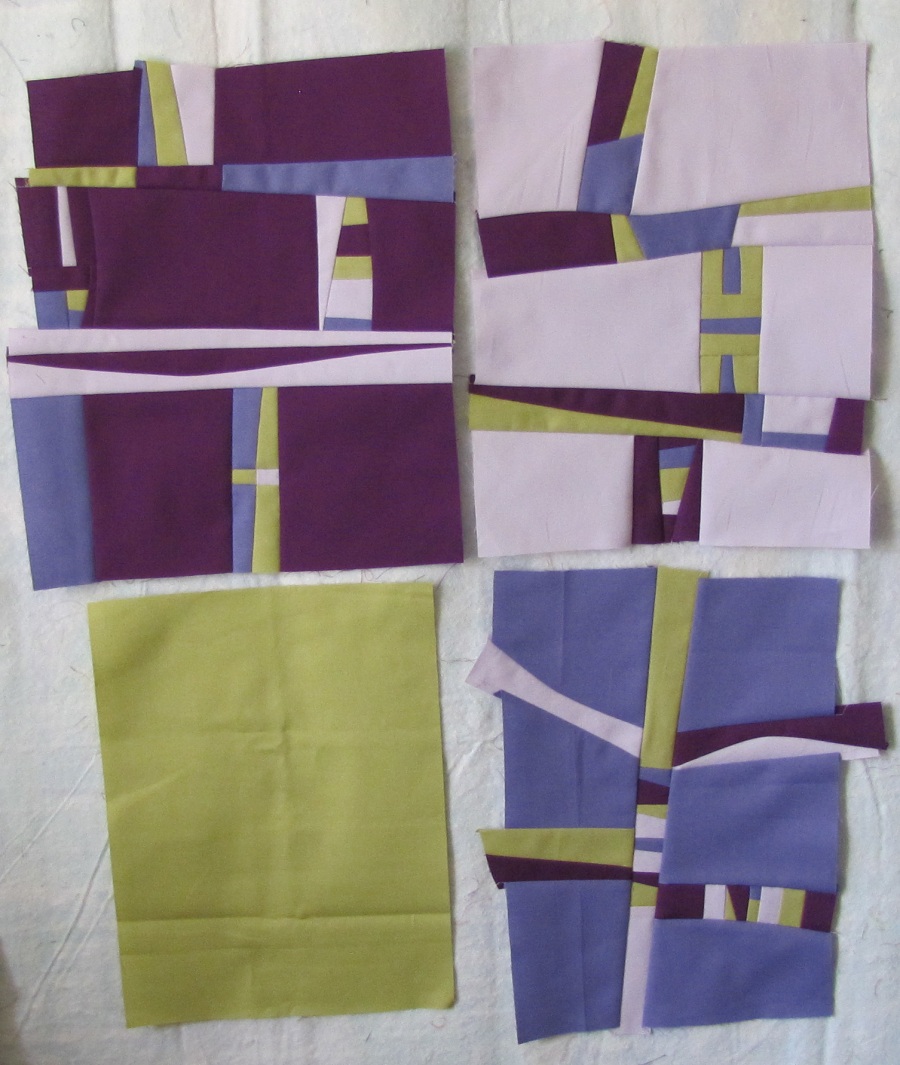 Alamosa Quilter: Art Group: Non-pattern pattern blocks