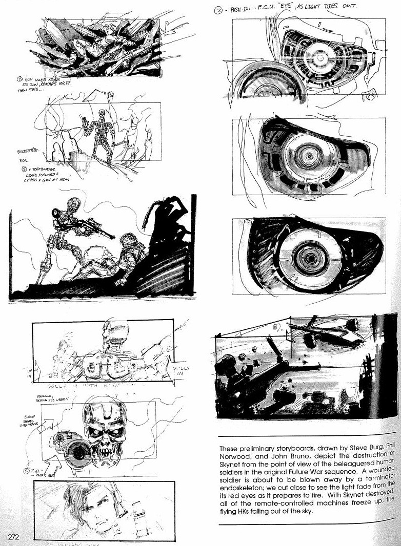 'Terminator 2: Judgement Day' Storyboards by Philip Norwood, Steve Berg ...