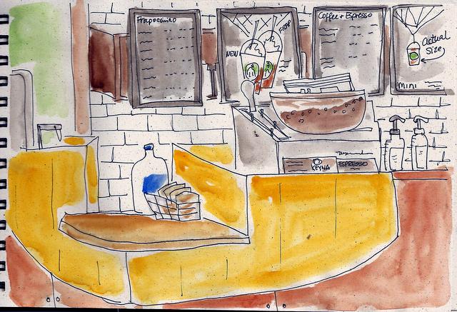 MY ART JOURNAL: EDJ From My Imagination #3-#9, Drawing In Public Places ...