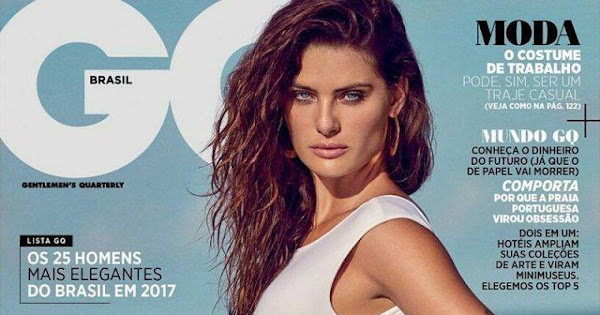 Isabeli Fontana gets into saucy swimwear for GQ Brazil November 2017