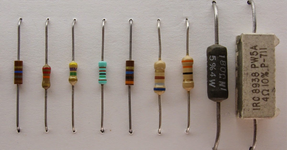 RESISTOR : PENGERTIAN DAN CARA PEMBACAAN WARNA
