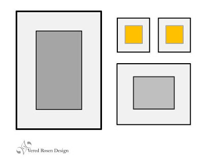 Vered Rosen Design: HOW TO DISPLAY ART - PICTURE GROUPING IDEAS