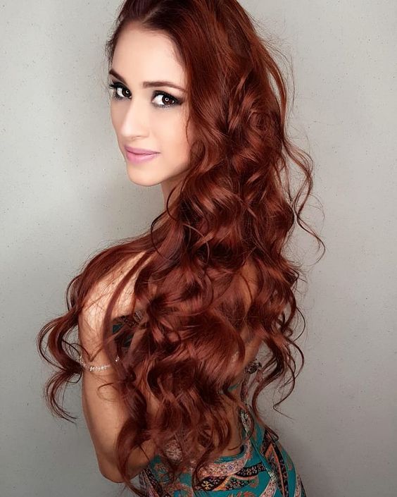 10 ideas para cabello rojo oscuro - BY : QUEEN 11:11