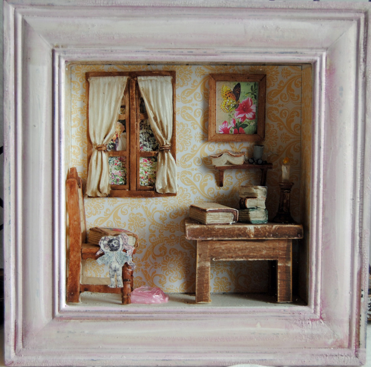 Papercraft Pleasures (my personal blog): Home Sweet Home Shadow Boxes