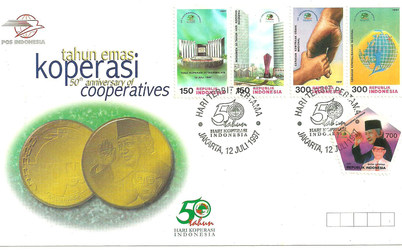 My Stamp Collection: 50 Tahun Hari Koperasi ( 50 Years of Cooperatives ...