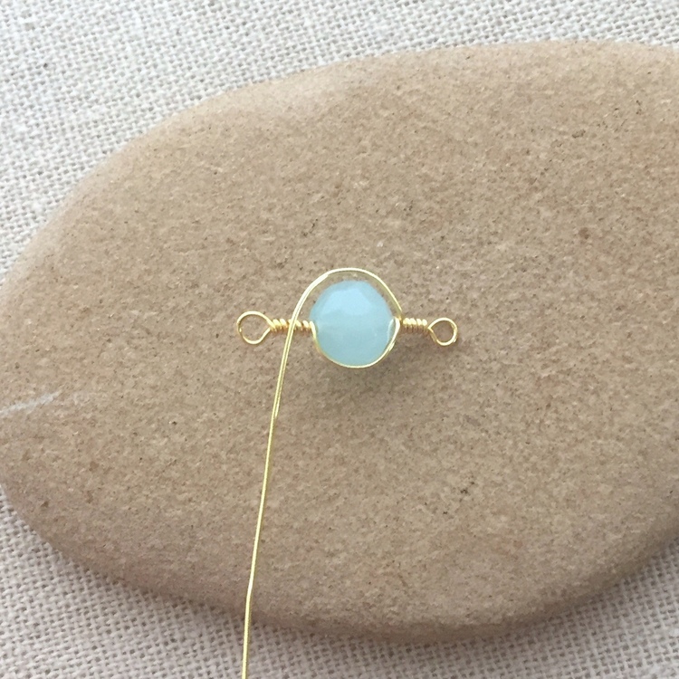 Lisa Yang Jewelry : Free Herringbone Wire Wrap Link Tutorial