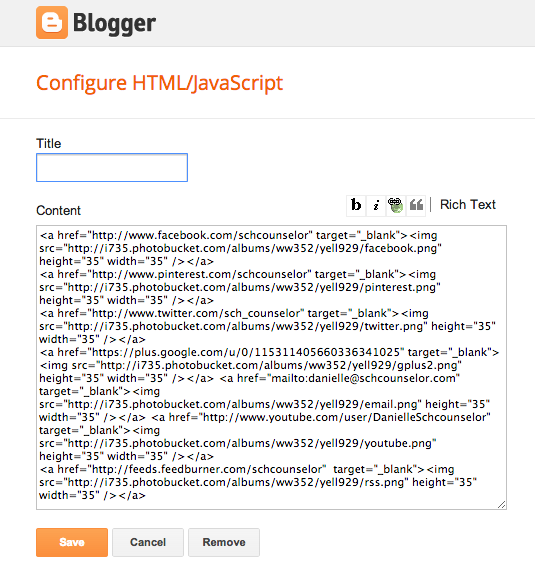 How to Add Social Media Icons to Blogger: Get Your Blog On!