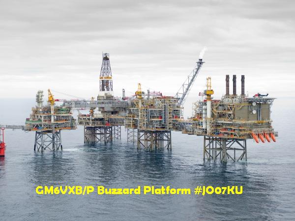 4 & 6m Ham Radio blog: GM6VXB/P Buzzard platform JO07KU grid activation.