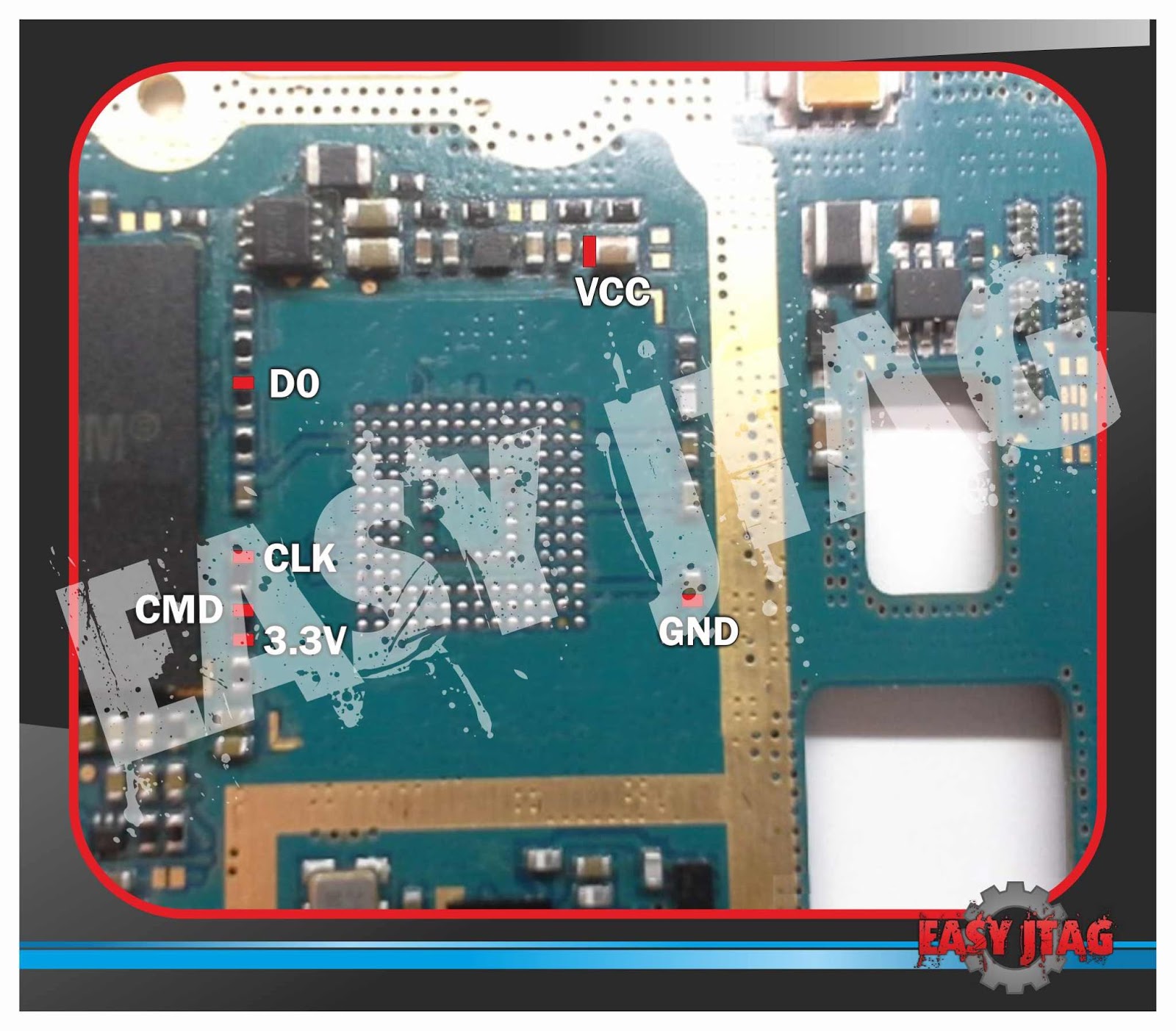 Pinout Direct EMMC Samsung ( ISP ) | W i n k GSM