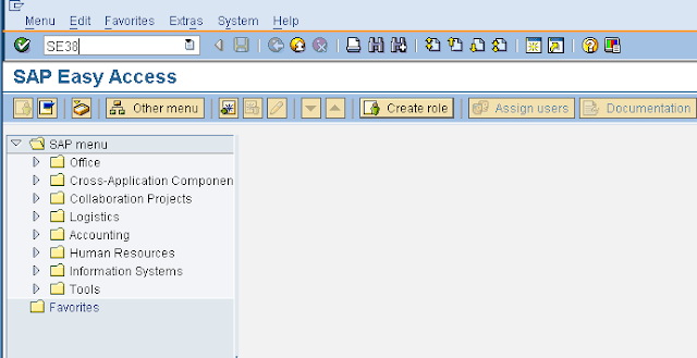 SAP TECH: Module pool programming using SE38
