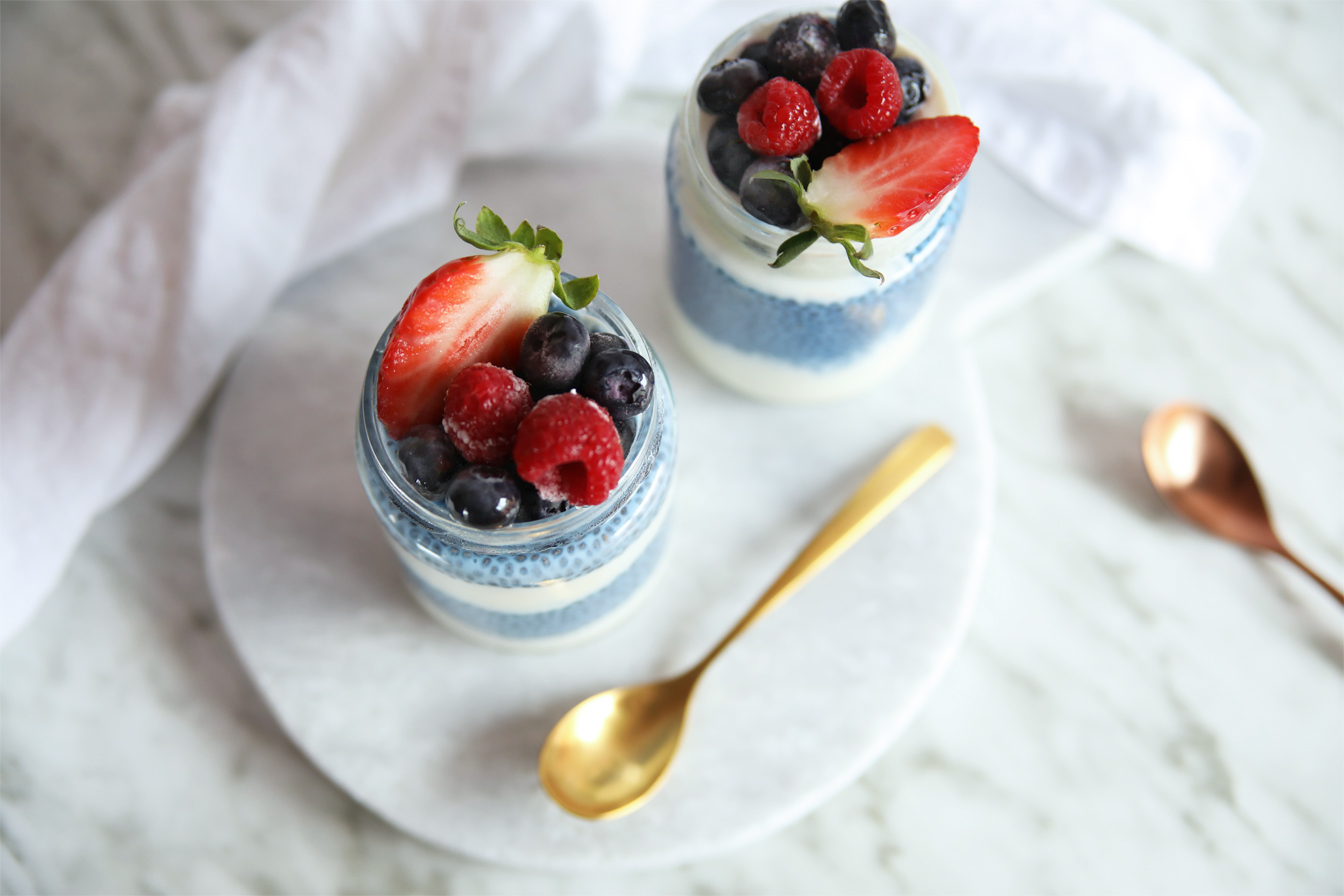 Blue Chia Pudding