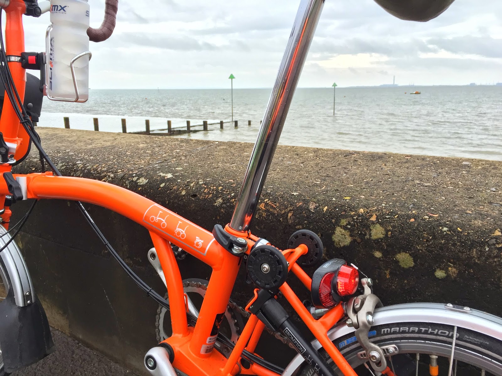 My Orange Brompton: The First Ever All Brompton Night Ride from London ...