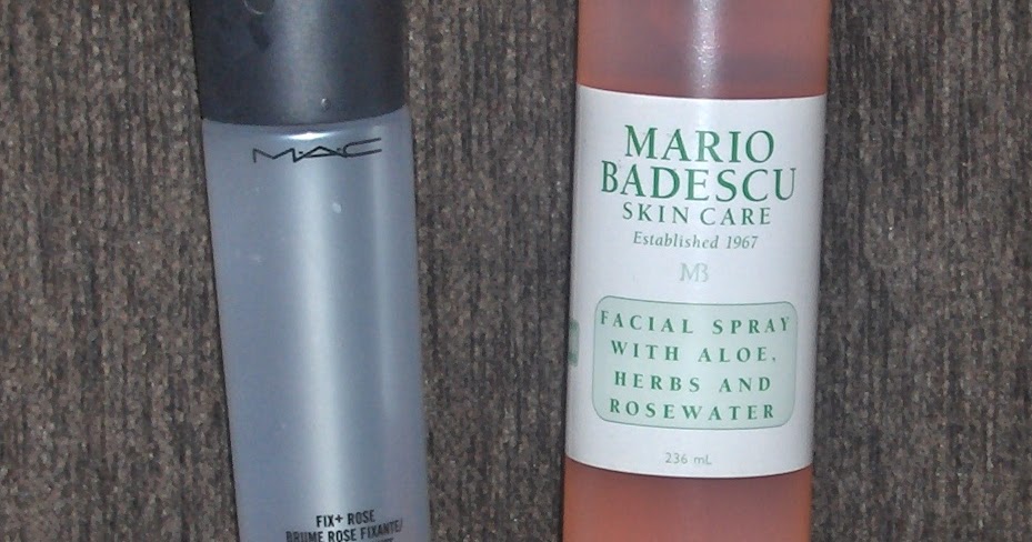 Coltul Cameliei: MAC Fix+ Rose versus Mario Badescu Facial Spray