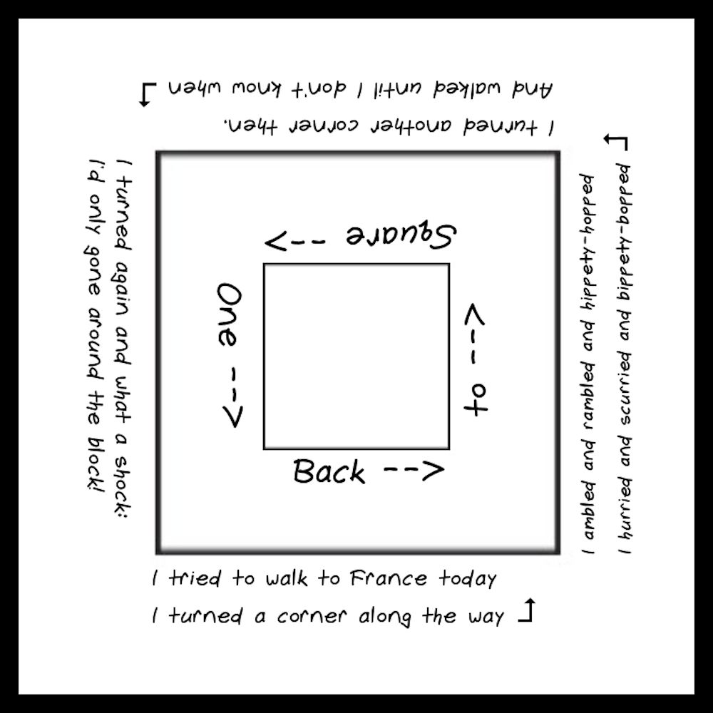 The Writing Blog: Back to Square One: A Shape Poem