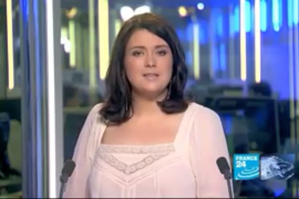 vuesalatele: 2012 03 10 @23H03 - AUDREY RACINE, FRANCE 24, LE JOURNAL