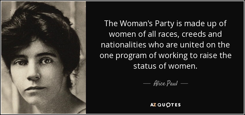 #PoundSign: My Favorite Suffragette and Hero, Alice Paul