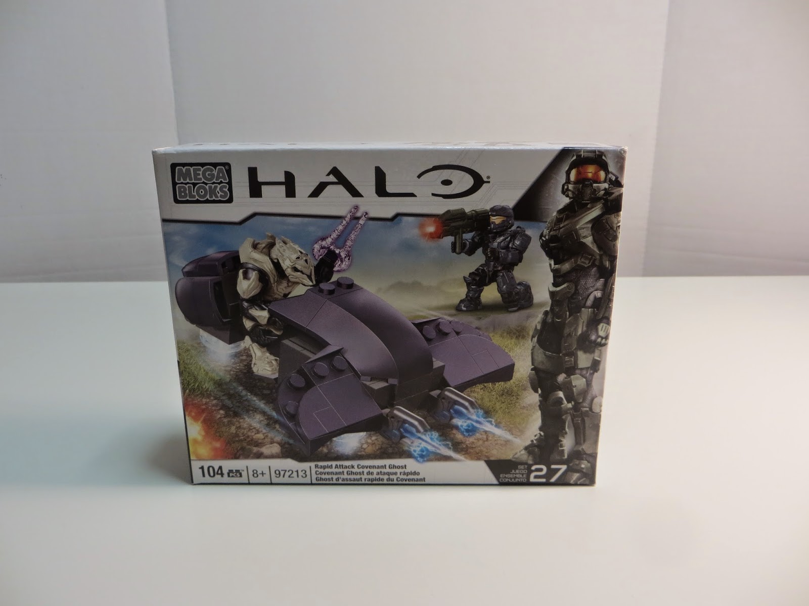 The Brick Zone: Mega Bloks Halo Rapid Attack Covenant Ghost 97213 Time ...