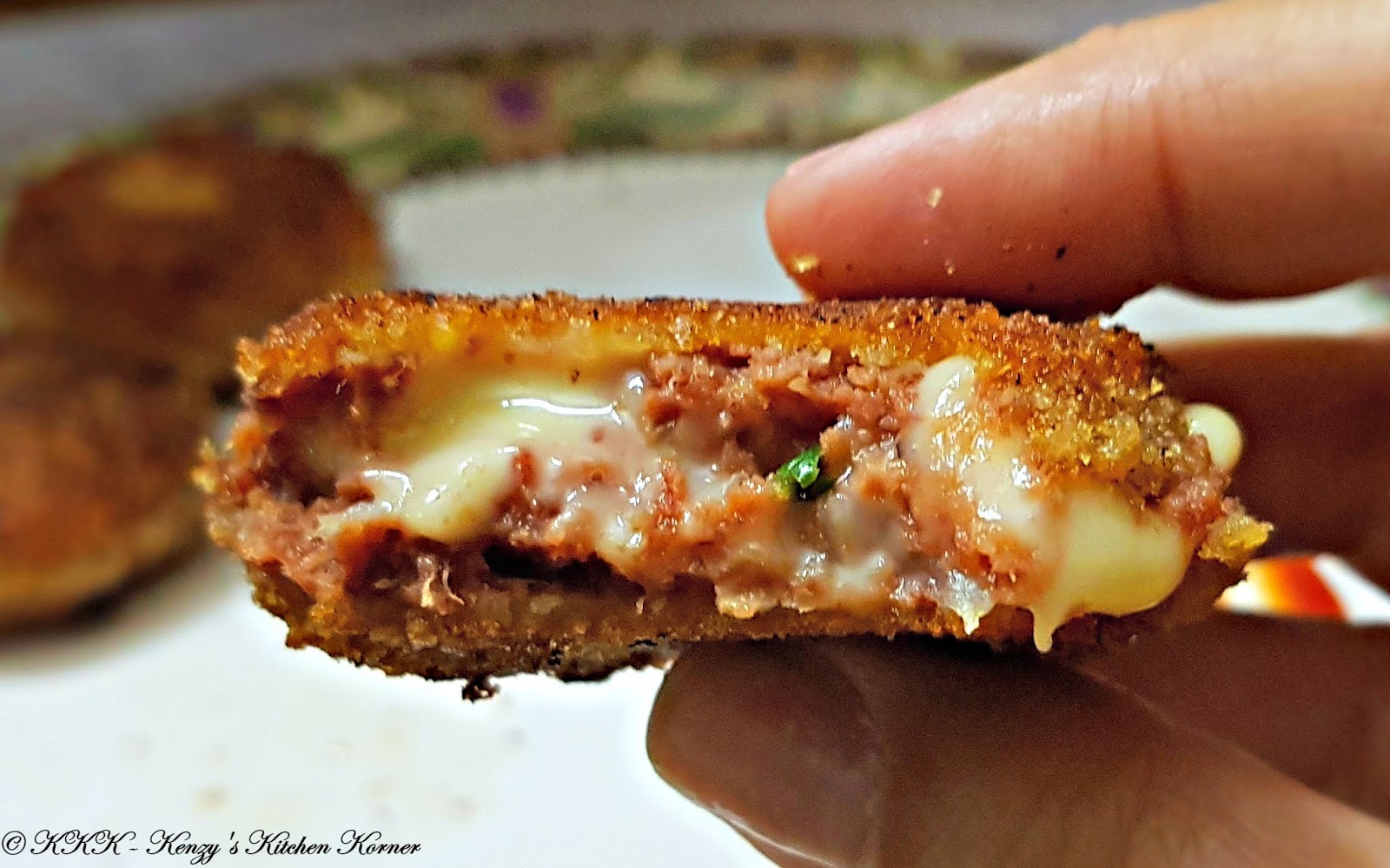 Kenzy's Kitchen Korner... : Cheesy Corned Beef Cutlets