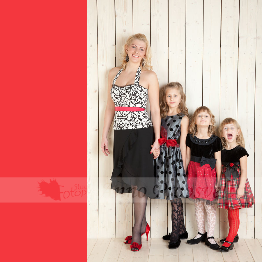 Jõuluhõnguline pere - Fotostuudio Fotopesa