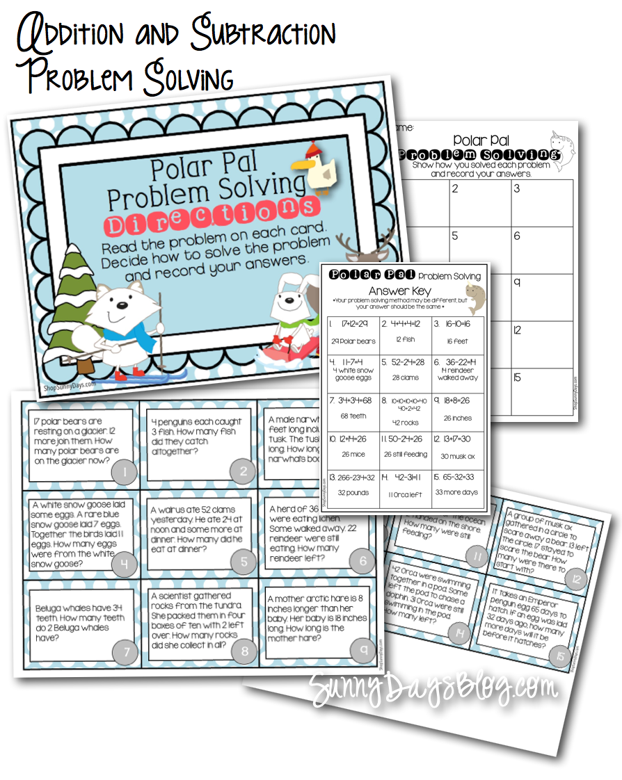 Win my Polar Pals Centers! - Sunny Days in Second Grade