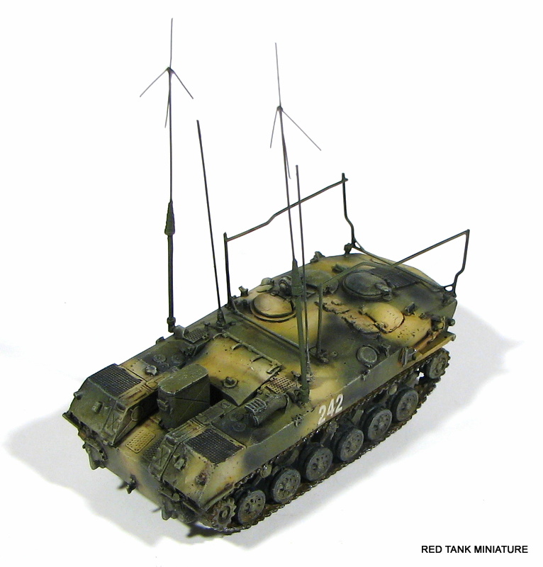Gulumik Military Models: BMD-1KSh 1/72 RED TANK MINIATURE