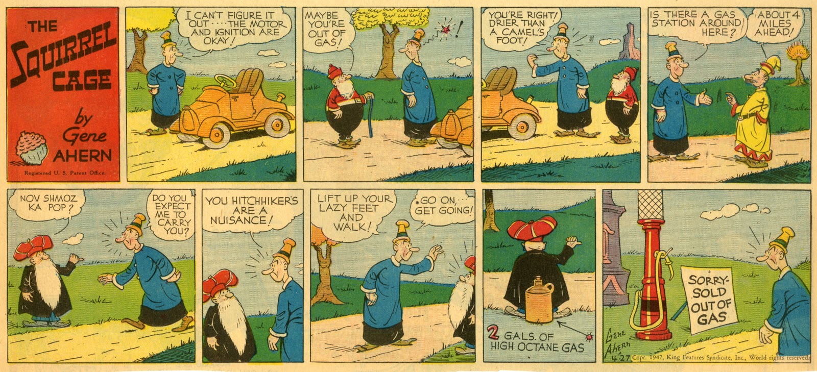 "The Squirrel Cage" by Gene Ahern: Foozlandishness!