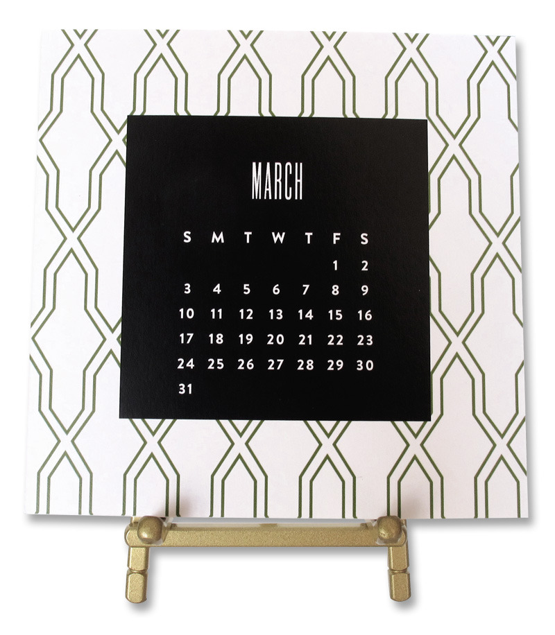 In your back pocket...: Gifts: Desktop Calendar