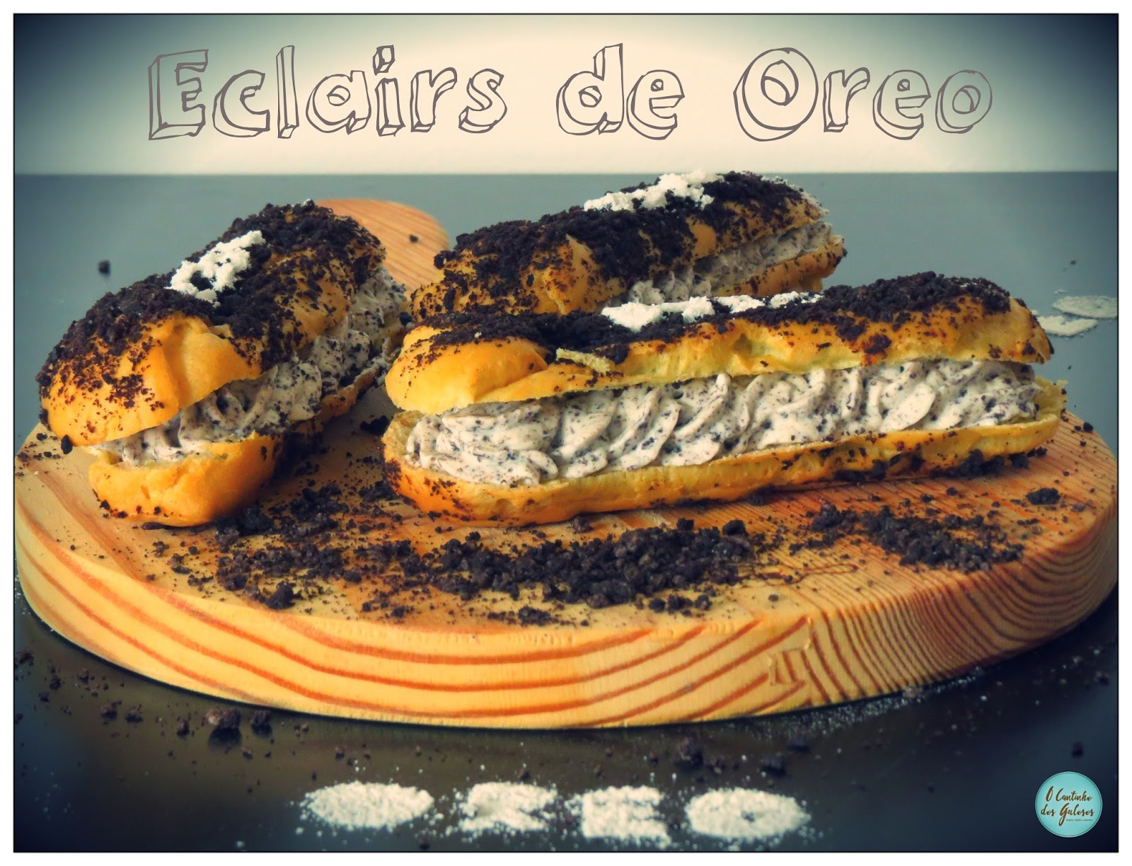 O Cantinho Dos Gulosos: Éclairs de Oreo