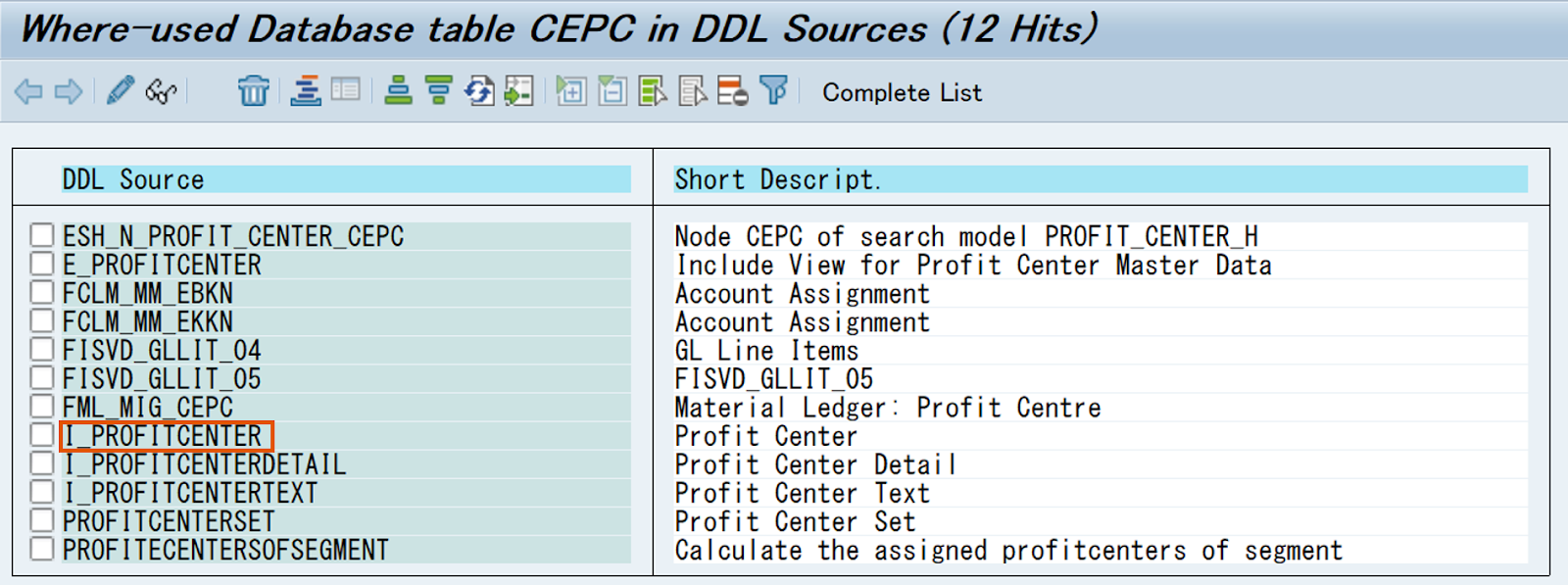 SAP ABAP Central: How to find a predefined VDM for a selected S/4HANA table