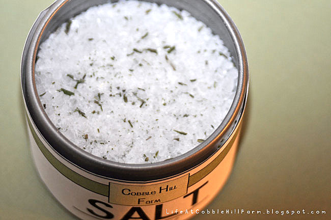 Homemade Flavored Salts | Life At Cobble Hill Farm
