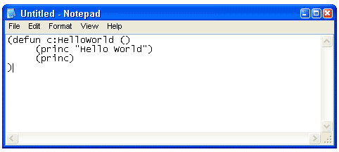 Autocad lisp open text file in notepad - psaweright