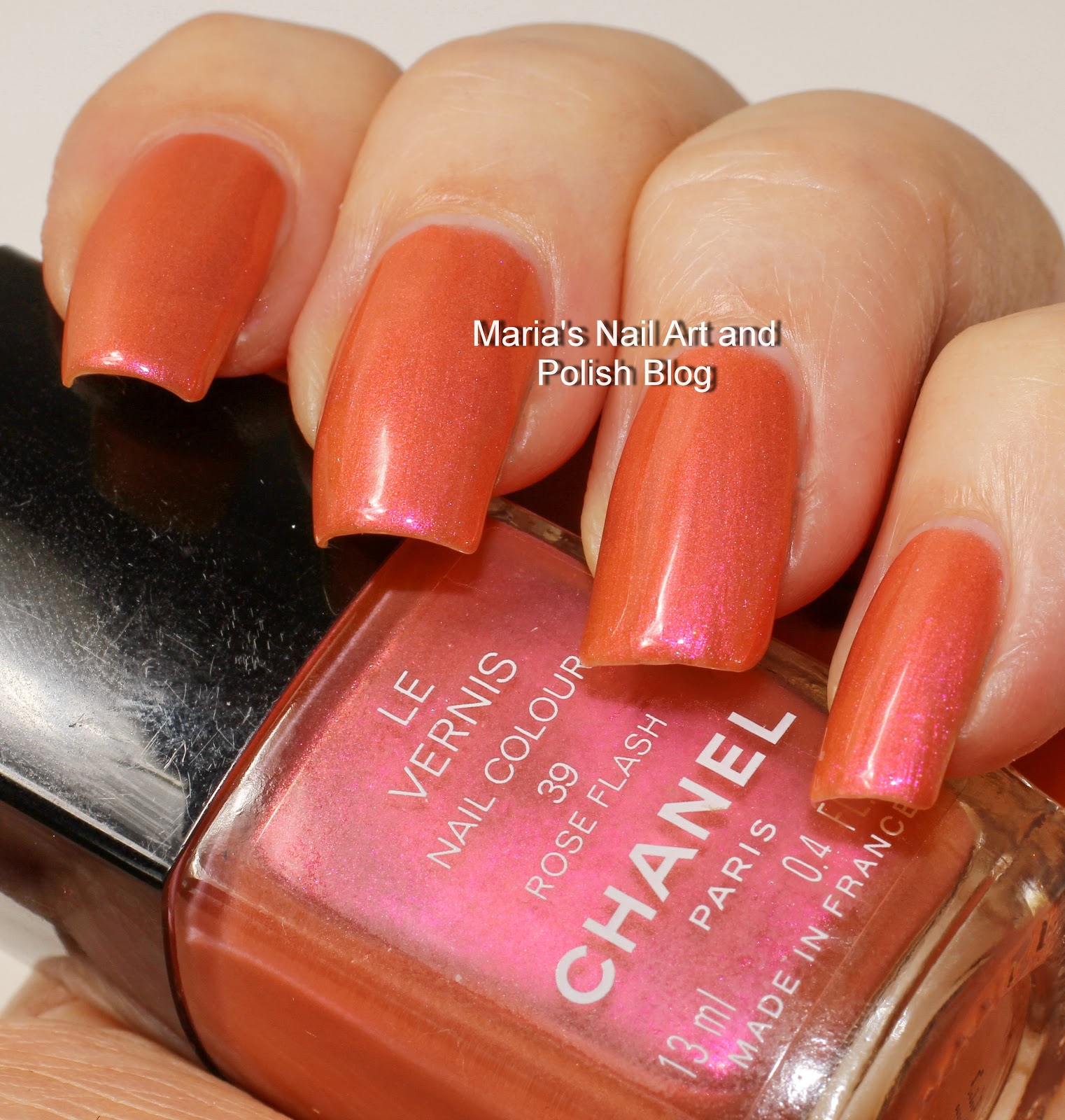 Marias Nail Art and Polish Blog: Chanel Rose Flash swatches - vintage ...