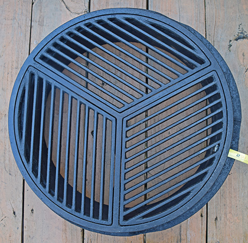 Craycort Cast Iron Grate for Large Big Green Egg, Grill Dome, and Primo